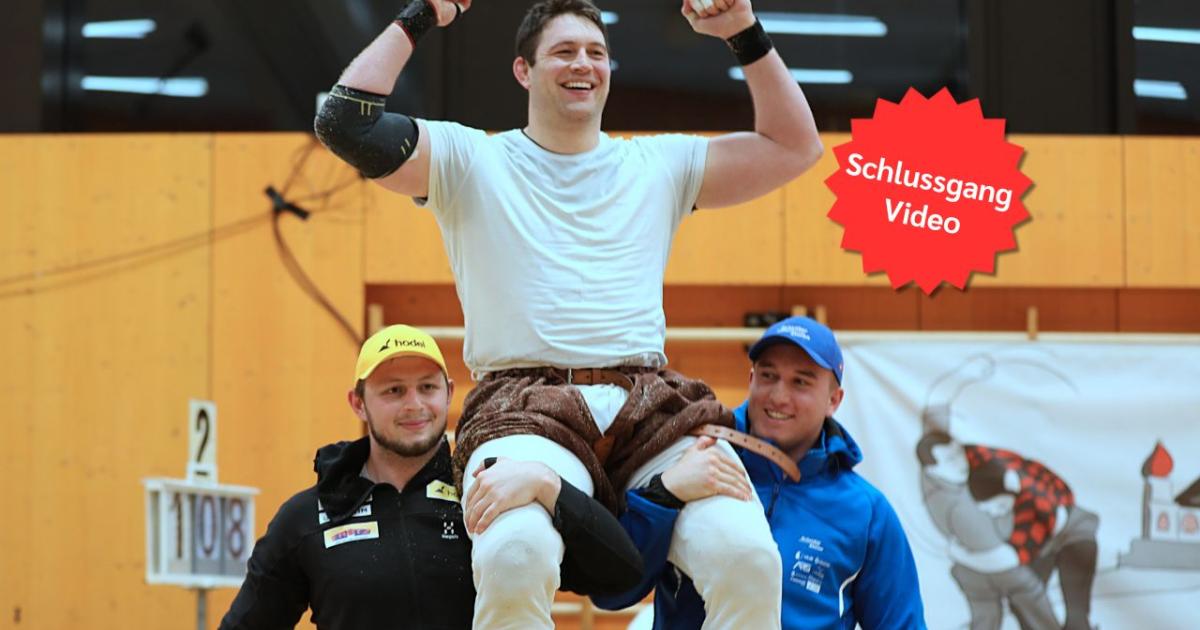 SCHLUSSGANG Splitter TV: Schlussgang-Video vom Hallenschwinget Sarnen 2025: Marcel Bieri ...